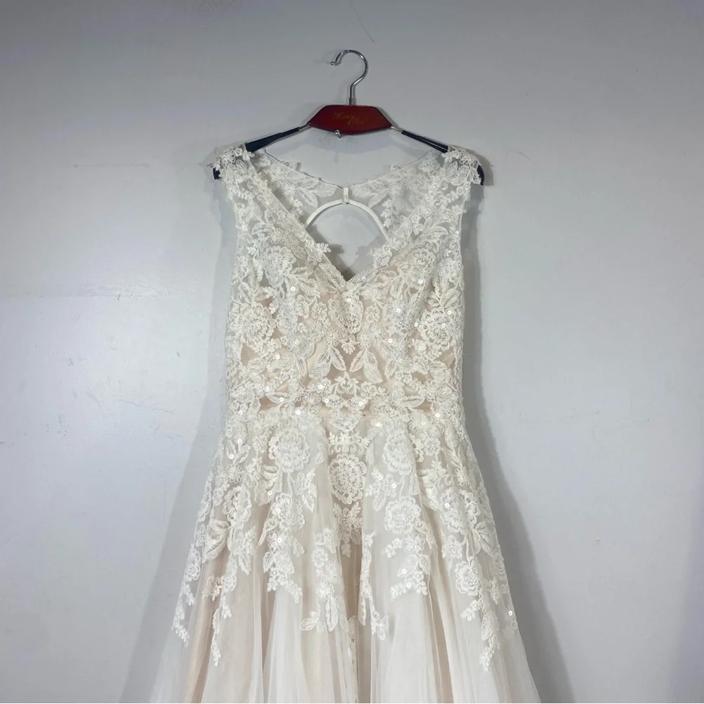 Cocomelody | Dresses | A Line Court Train Lace And Tulle Wedding Dress ...